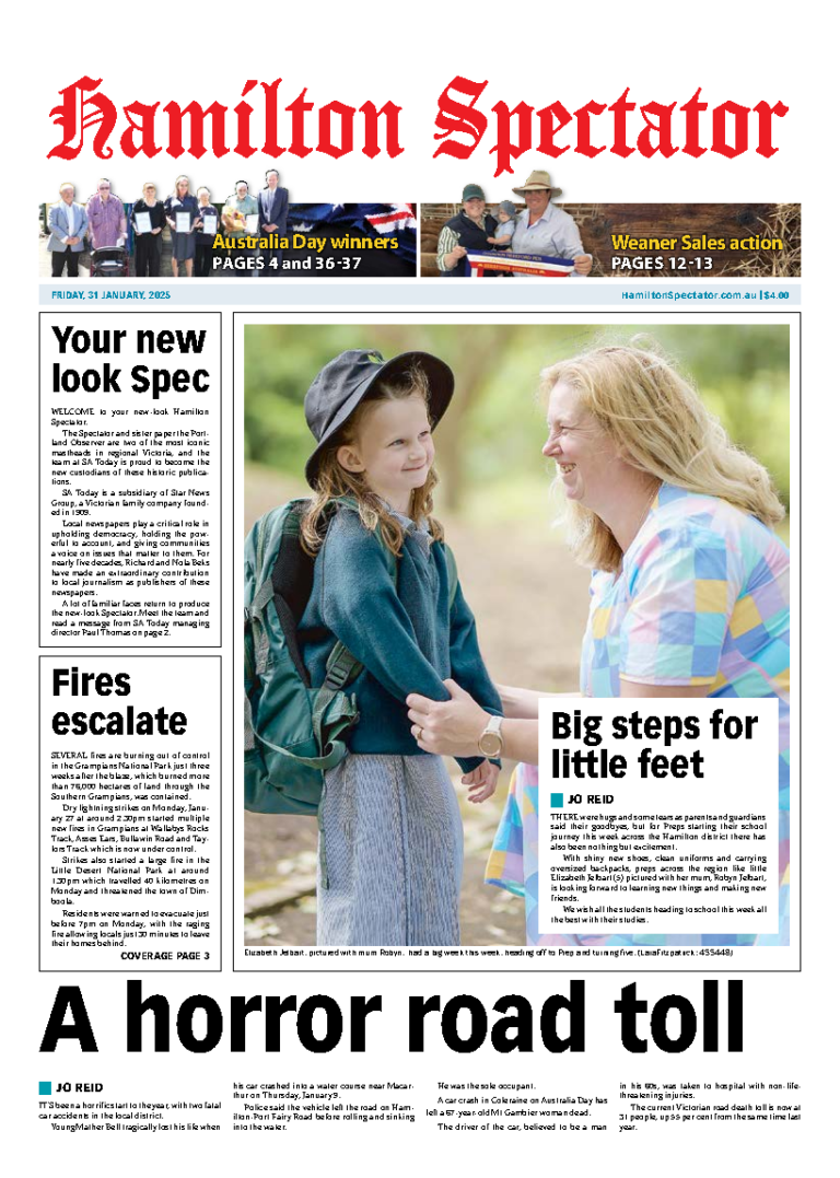 Hamilton Spectator - 31st January 2025 | Hamilton Spectator