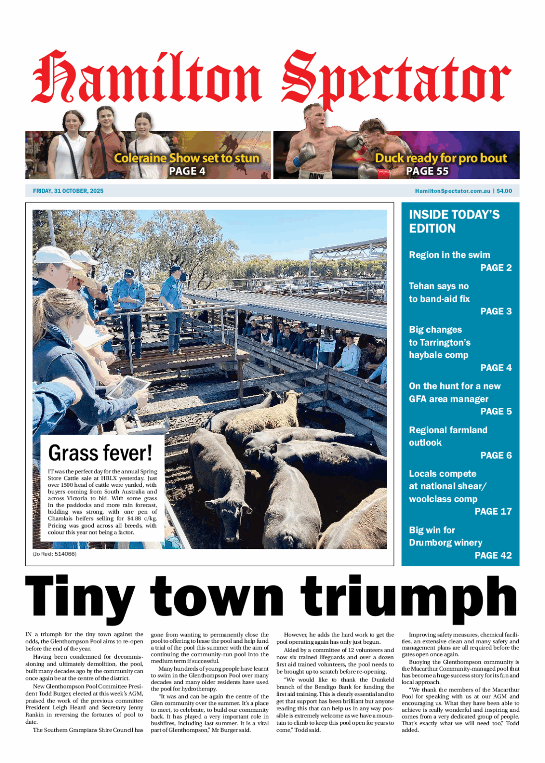 Hamilton Spectator - 31st October 2025 | Hamilton Spectator